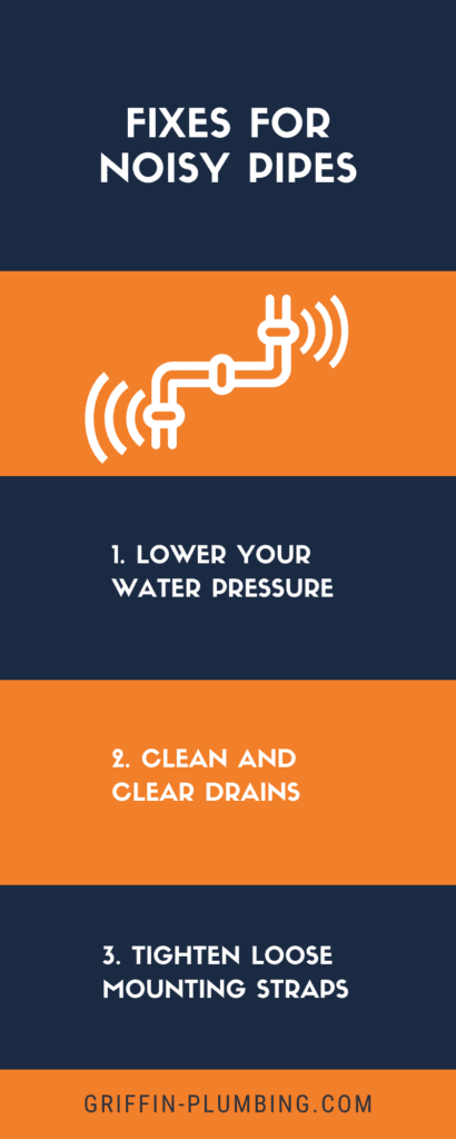 Fixes for Noisy Pipes - Griffin Plumbing, Inc. Fixes for Noisy Pipes - Griffin Plumbing, Inc.